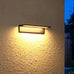 Rectangle Waterproof Modern Minimalist Outdoor Wall Porch Lights Wall ...