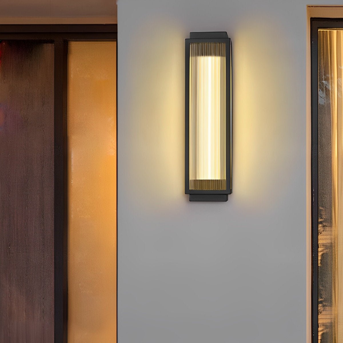 Rectangular Waterproof LED Modern Outdoor Wall Lights Wall Sconce Lamp ...