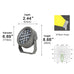 Round Waterproof Outdoor LED Spot Tree Lights Building Exterior Light ...