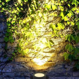 Round Waterproof Outdoor LED Spot Tree Lights Building Exterior Light ...