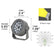 Round Waterproof Outdoor LED Spot Tree Lights Building Exterior Light ...