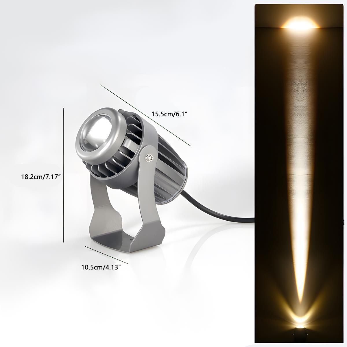 Round Waterproof Outdoor LED Spot Lights Exterior Wall Washer Light ...