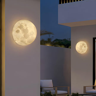 Solar Hemisphere Half Moon Wall Sconce Lighting Waterproof Outdoor ...
