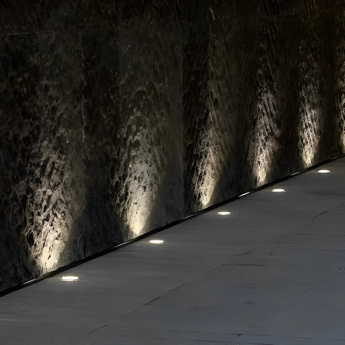 Waterproof LED Recessed Deck Stair Lights Outdoor Step Lights In-ground ...