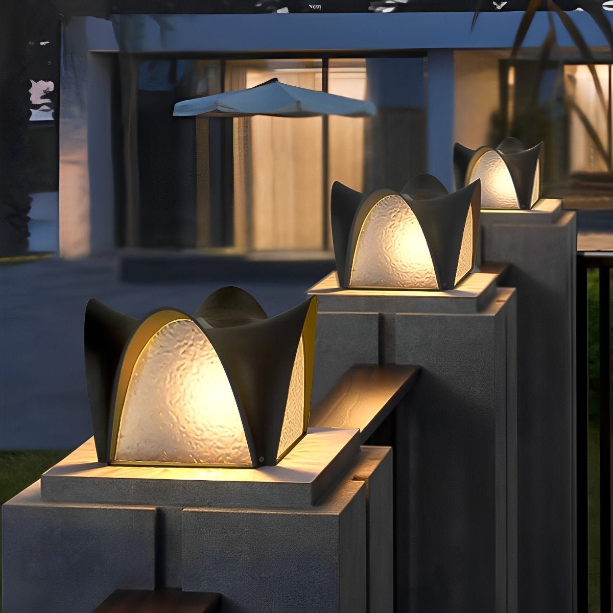 Waterproof Modern LED Post Cap Lights, Pillar Lights – Opera Inspired ...