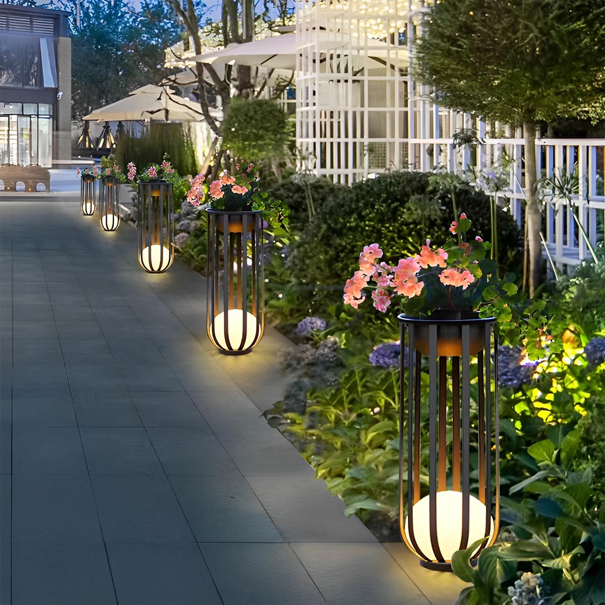 Waterproof Landscape Pathway Lighting - Outdoor Flower Stand – Flyachilles