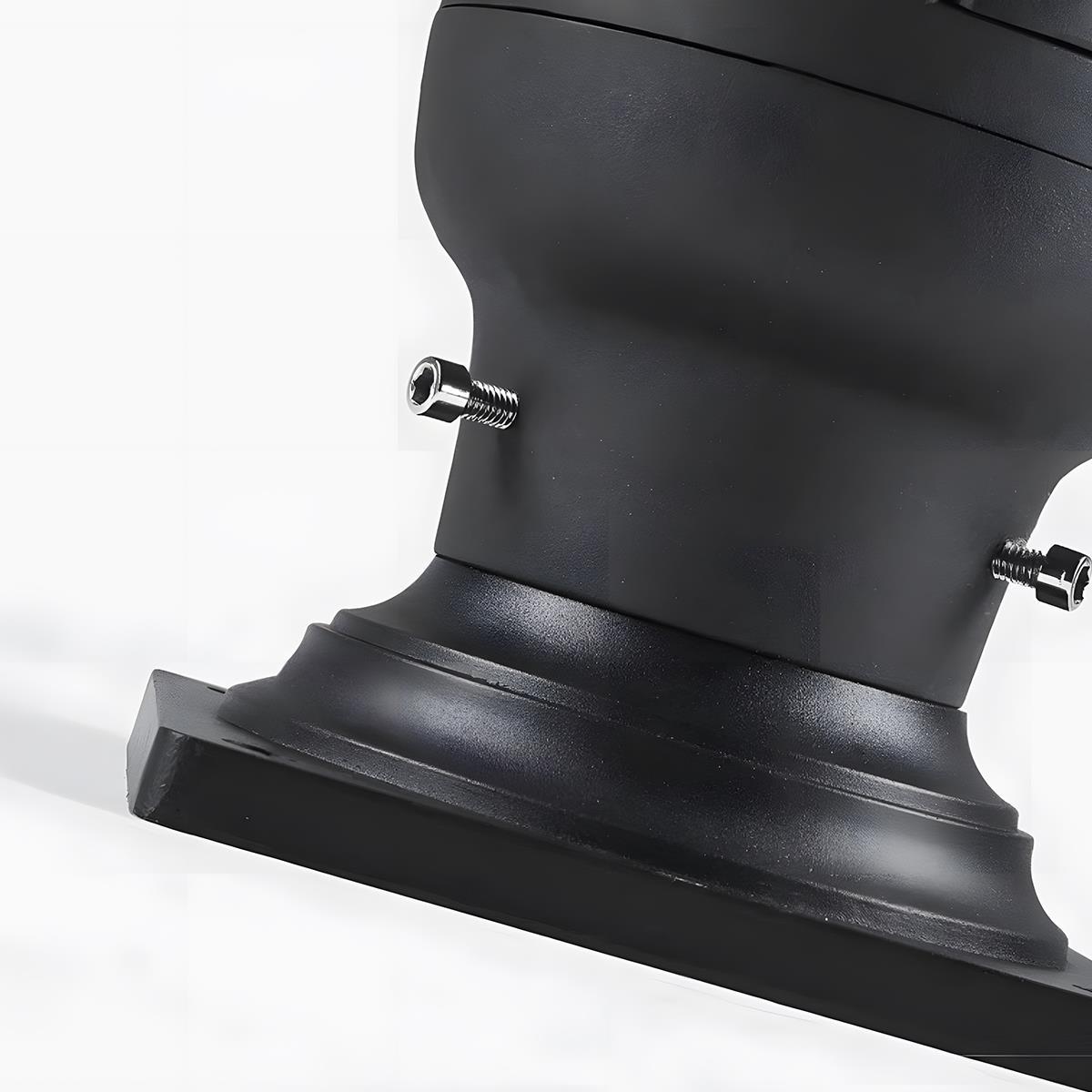 Solar Waterproof Modern Conical LED Outdoor Post Lights Funnel Fence ...