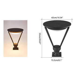 Modern Hourglass LED Post Cap & Pillar Lights – Waterproof Outdoor ...