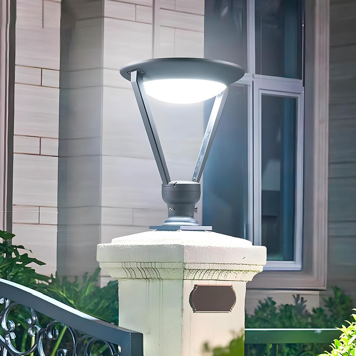 Modern Hourglass LED Post Cap & Pillar Lights – Waterproof Outdoor ...