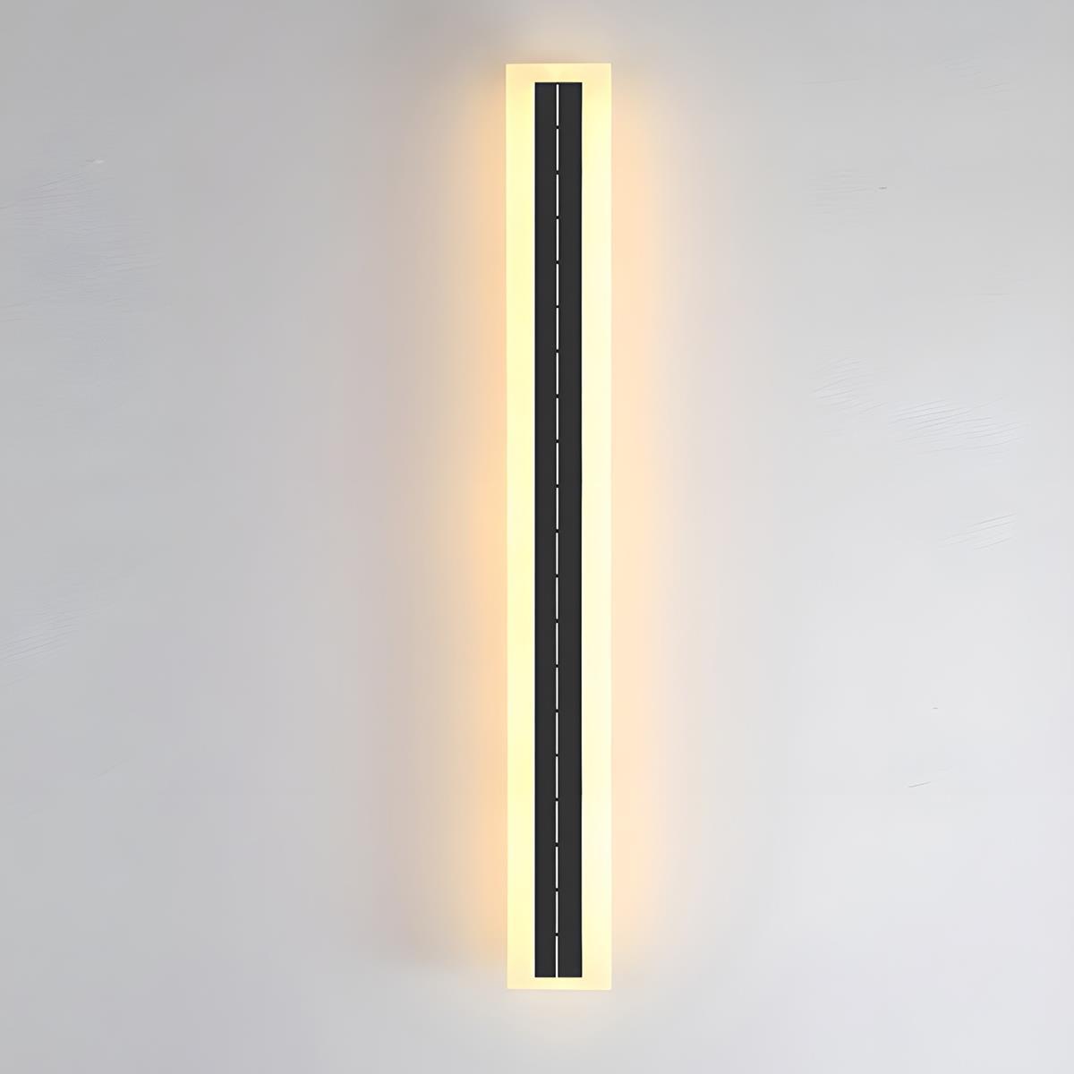 Solar Waterproof Outdoor LED Strip Porch Light Exterior Wall Scone ...