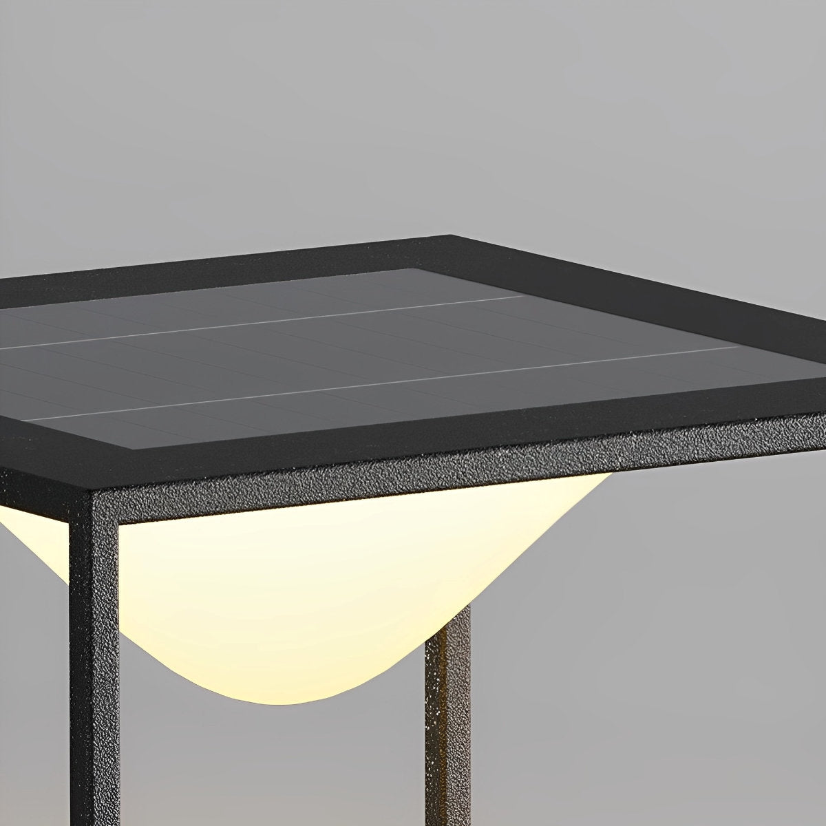 Solar LED Waterproof Cube Dripping Raindrop Outdoor Post Lights Pillar ...