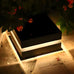 Square LED Waterproof Modern Solar Post Caps Light Pillar Light Column ...