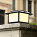 Square Tower Waterproof Solar Post Cap Light LED Column Light Fence ...