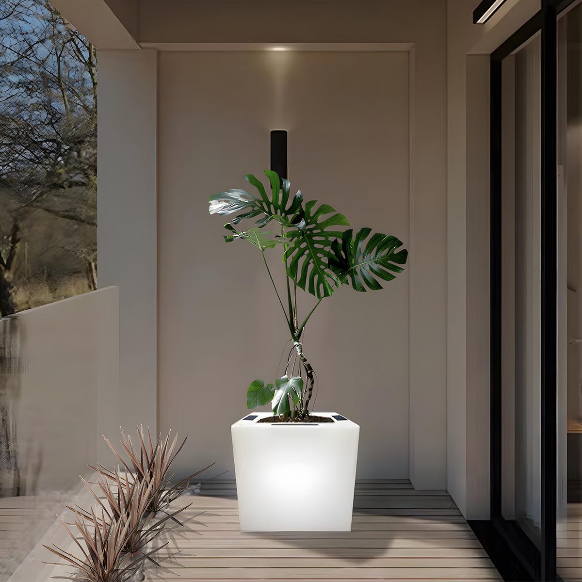 Square Waterproof Multipurpose Garden Lights Intelligent LED Solar ...