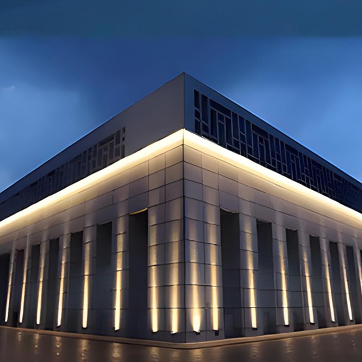 Square Waterproof Outdoor LED Spot Lights Exterior Wall Washer Light ...