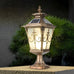 Victorian Medieval Fence Post Lights Pattern LED Garden Lamp Column ...