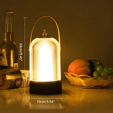 Portable Lantern Dimmable Atmosphere Table Lamp Rechargeable Touch ...