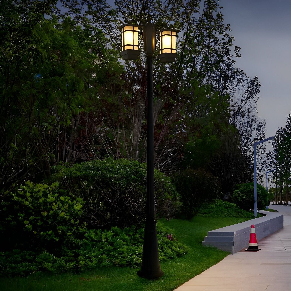 Retro Waterproof Modern Outdoor Post Lights Garden Street Light Pillar ...