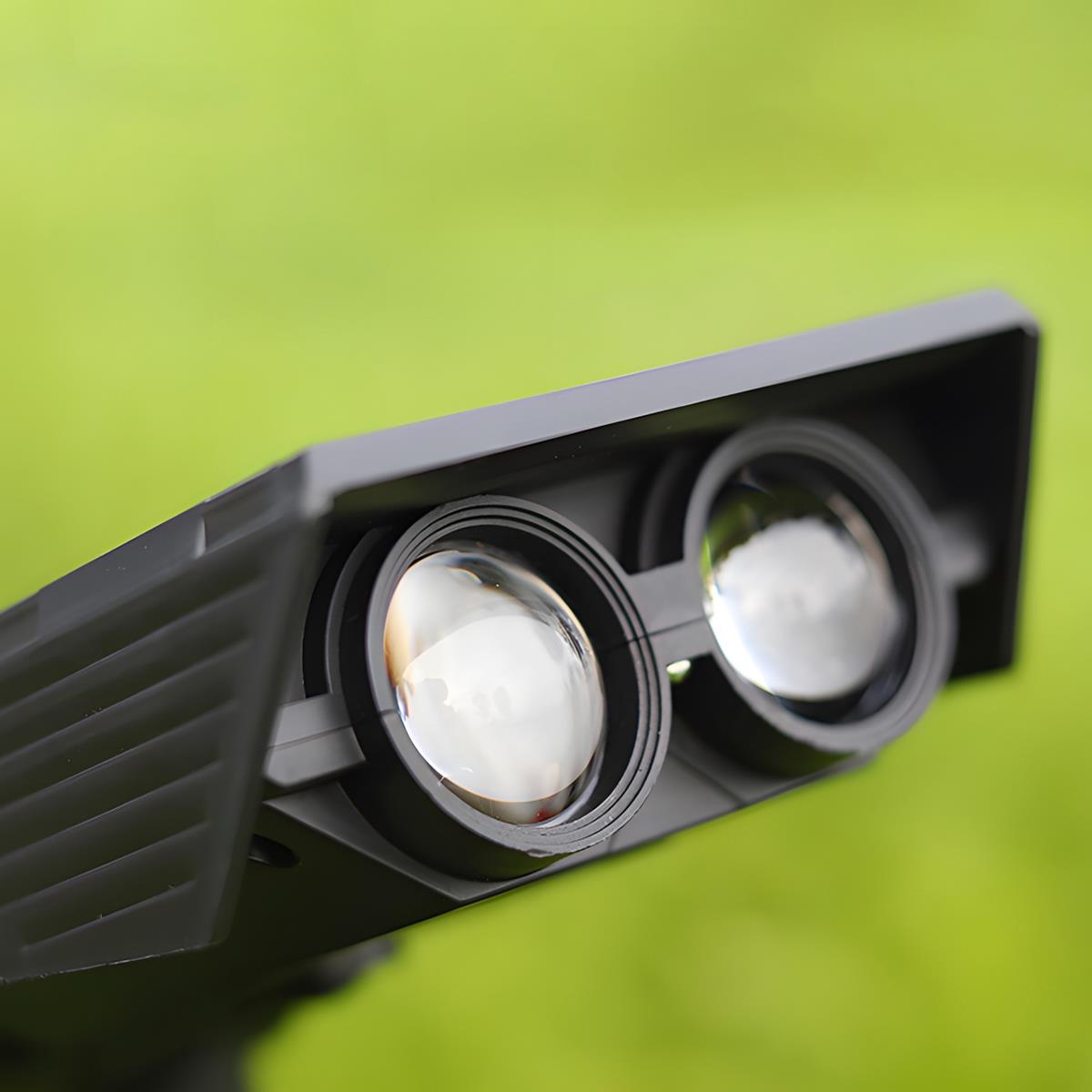 Waterproof Solar LED Multi-zoom Spot Light Landscape Lighting Grass ...