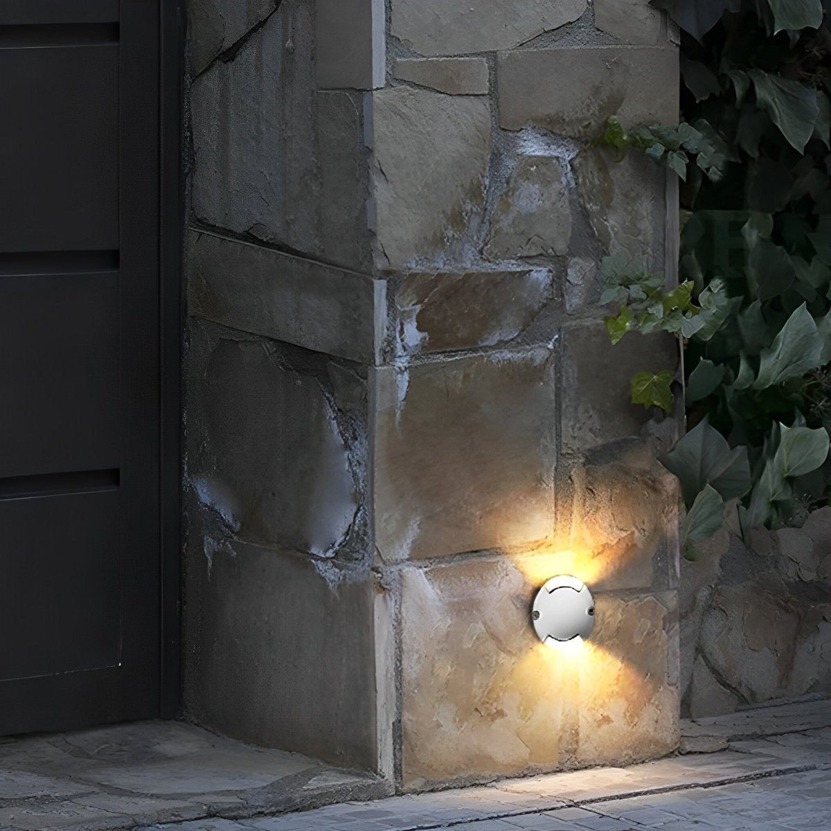 Waterproof Modern Round LED Recessed Outdoor Step Lights Deck Stair ...