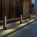 Waterproof Solar Modern Rectangular LED Bollard Lights – Louvered ...
