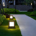 Waterproof Black Cube LED Outdoor Post Cap Lights, Pillar Lights ...