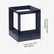 Waterproof Black Cube LED Outdoor Post Cap Lights, Pillar Lights ...