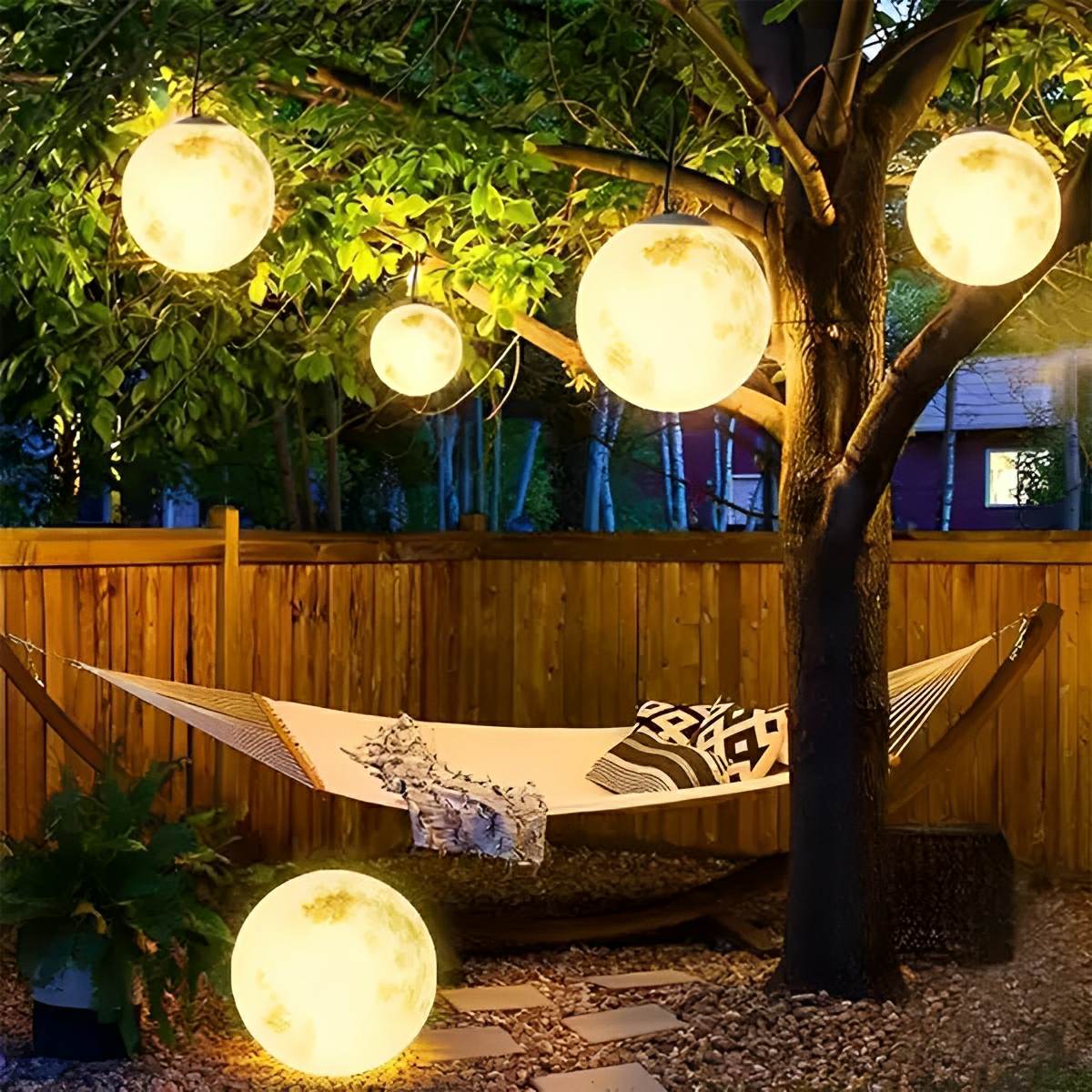 Waterproof Moon Garden Landscape Ceiling Lights for Outdoors – Flyachilles