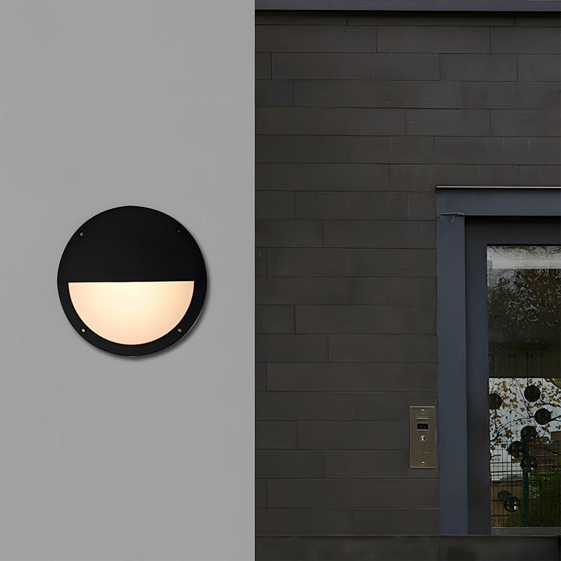 Waterproof Outdoor LED Round Porch Light Exterior Wall Scone Lights ...