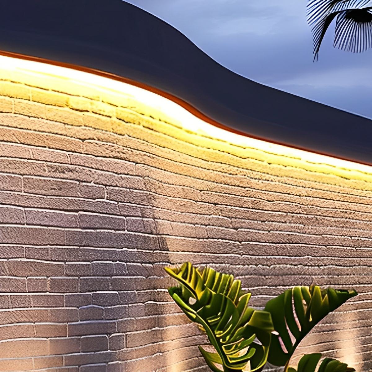 Waterproof Outdoor Recessed LED Linear Light Flexible Wall Washer DC24V ...