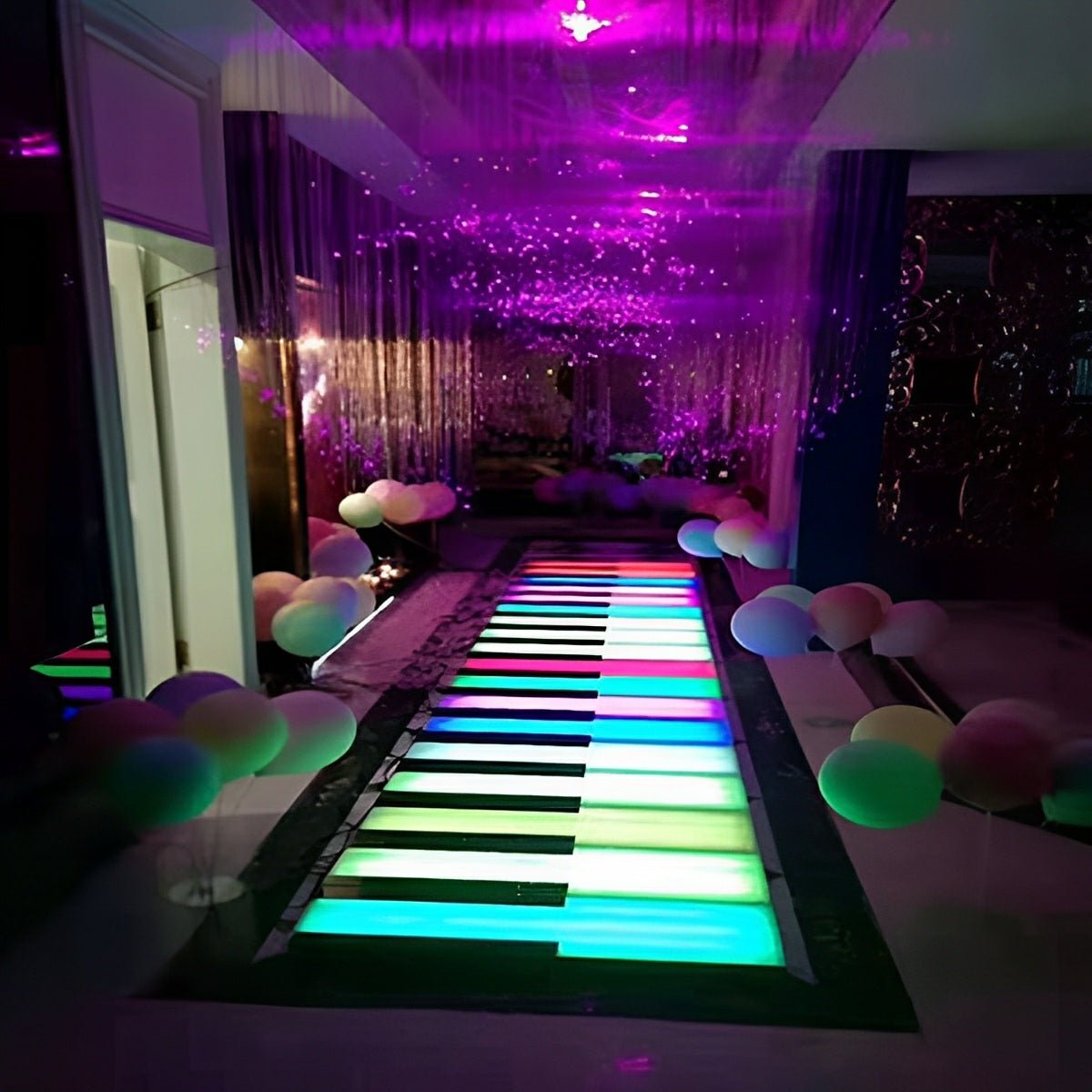 Waterproof Outdoor RGB Step Induction Piano LED Recessed Light Deck ...