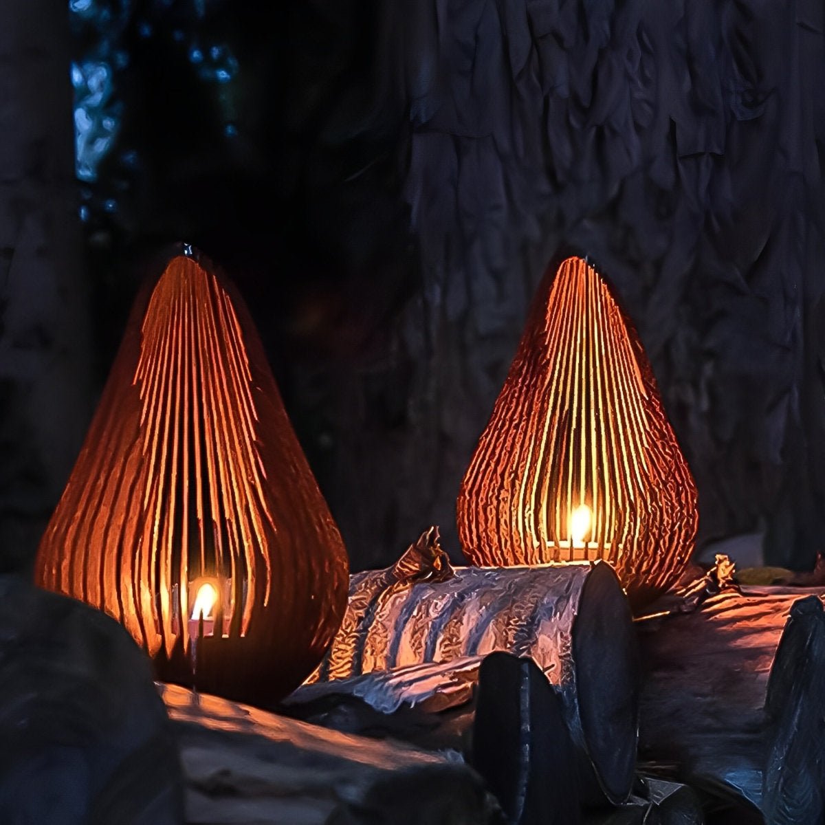 Waterproof Post-Modern Minimalist Unique Outdoor Steel Tulip Tea-Light ...