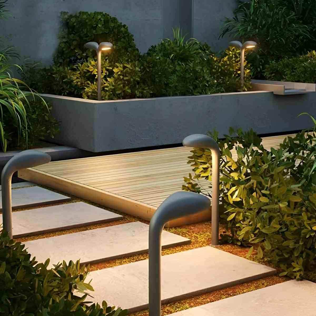 Creative Waterproof Pea Plant LED Outdoor Landscape Lighting Lawn Lamp ...