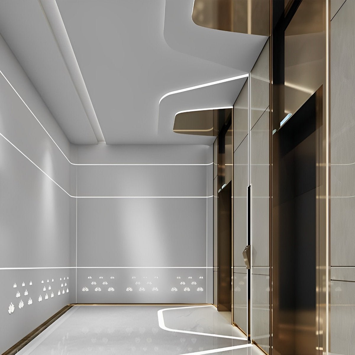 DIY Waterproof Recessed Silicone Low Voltage Flexible LED Strip Linear ...