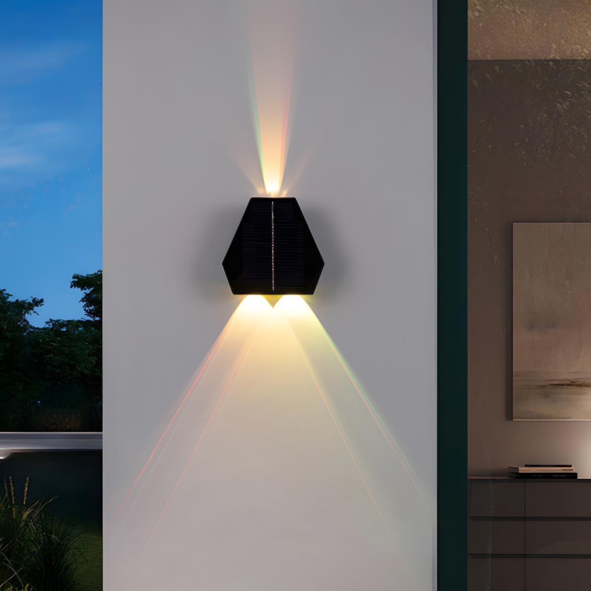 Solar Waterproof Modern Led Up and Down Wall Washer Lights Aircraft ...