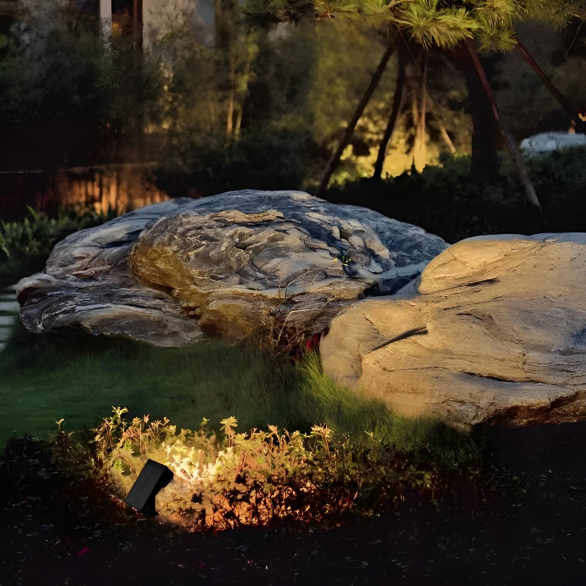 Waterproof Solar LED Modern Outdoor Spot Light Tree Spotlight Path ...