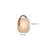 Waterproof Modern Solar Oval Outdoor Tabletop Lamp Lanterns Landscape ...