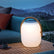 Waterproof Modern Solar Oval Outdoor Tabletop Lamp Lanterns Landscape ...