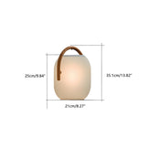 Waterproof Modern Solar Oval Outdoor Tabletop Lamp Lanterns Landscape ...