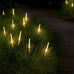 Waterproof Solar Reed-Shaped Lawn Lights LED Stick Ground Landscape ...