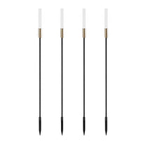 Waterproof Solar Reed-Shaped Lawn Lights LED Stick Ground Landscape ...
