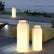 Waterproof Modern Solar LED Outdoor Floor Lamp Vase Shape Lanscape ...