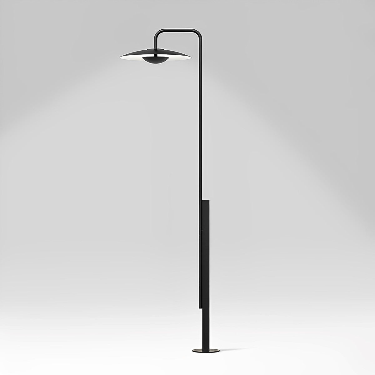 Waterproof Outdoor Cap Shade Standing Lamp – Modern Street Post Light ...
