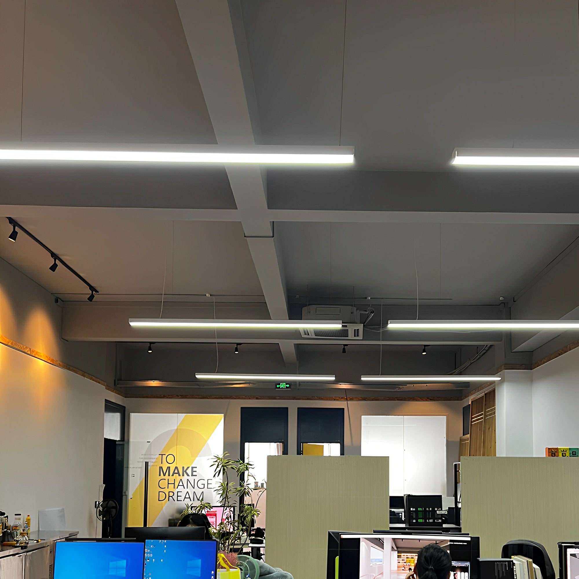 Rectangle Long LED Strip Modern Minimalist Recessed Ceiling Lights ...